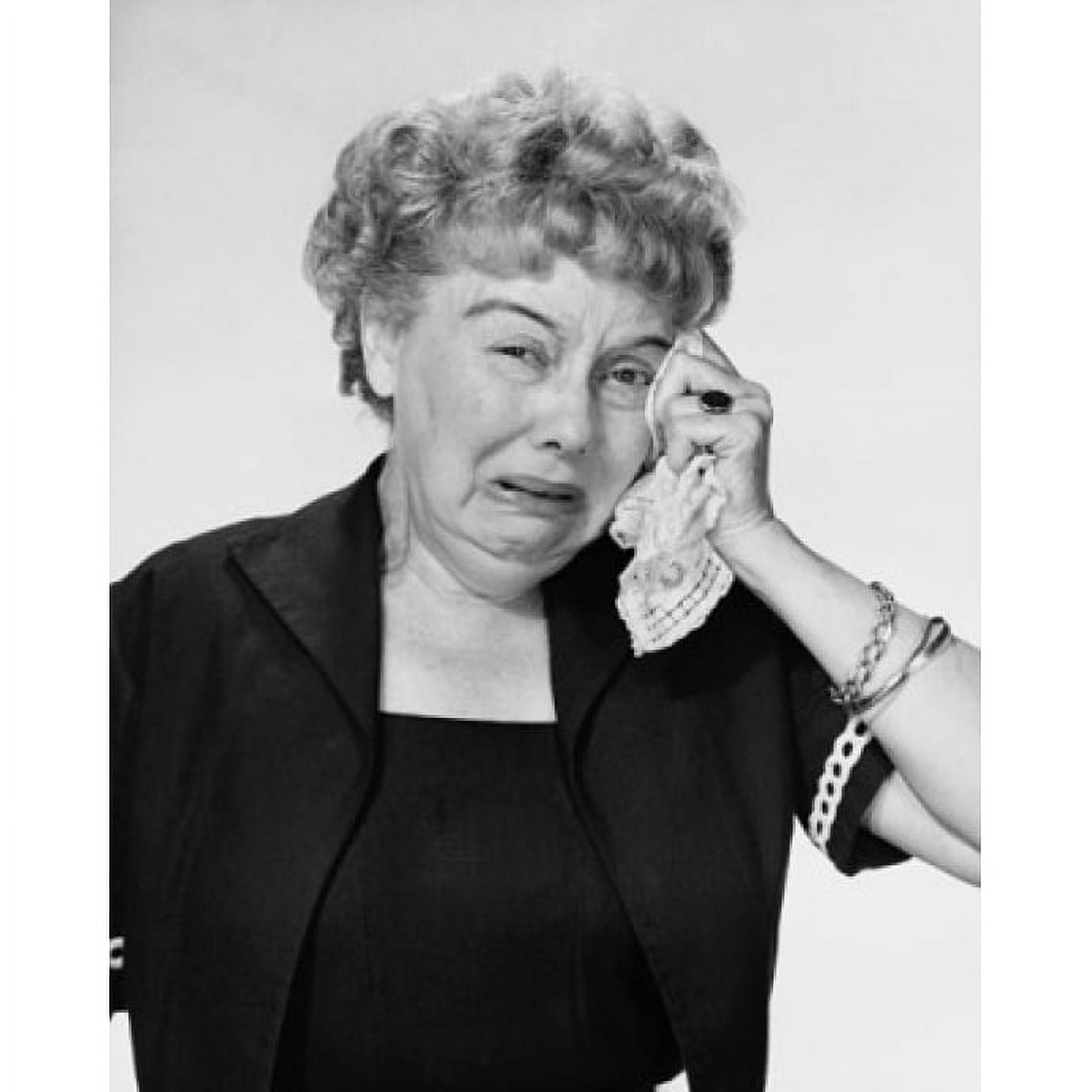 Portrait of a senior woman crying Poster Print (18 x 24) - Walmart.com