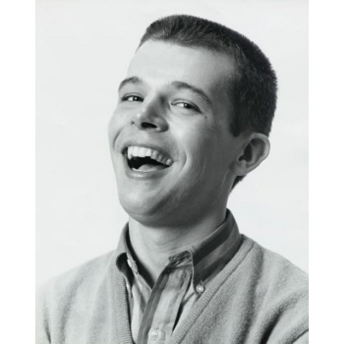 Portrait of a teenager boy laughing Poster Print (18 x 24) - Walmart.com