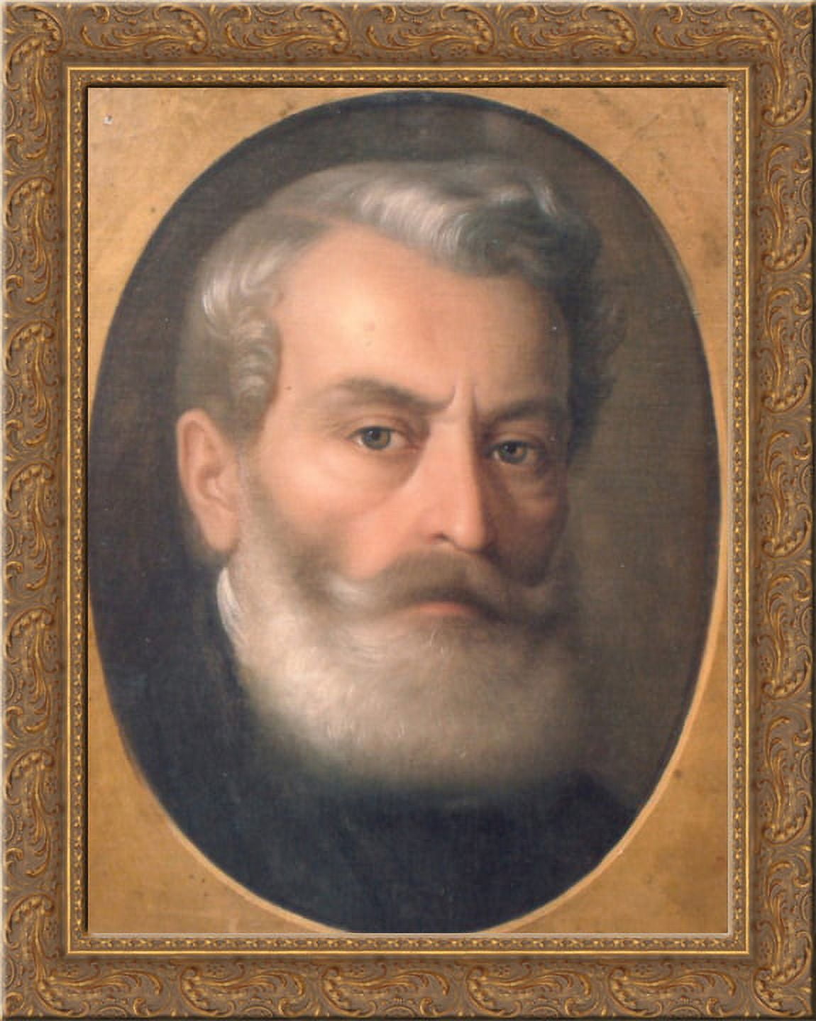 Portrait of painter Constantin Lecca 24x20 Gold Ornate Wood Framed ...