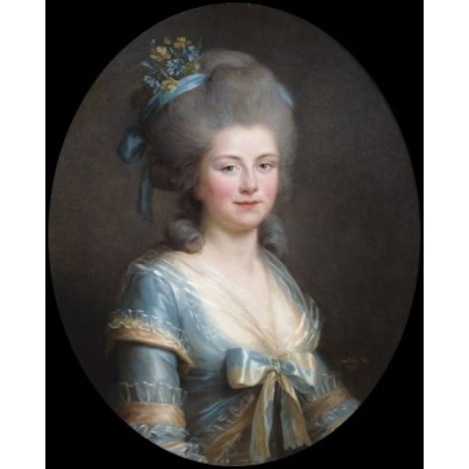 Portrait of the Countess of Verdun by Elisabeth Louise Vigee-LeBrun ...
