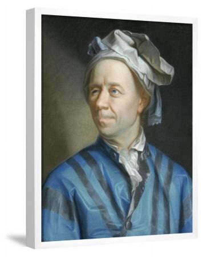 Portrait of the Mathematician Leonhard Euler, Figurative Framed Art ...