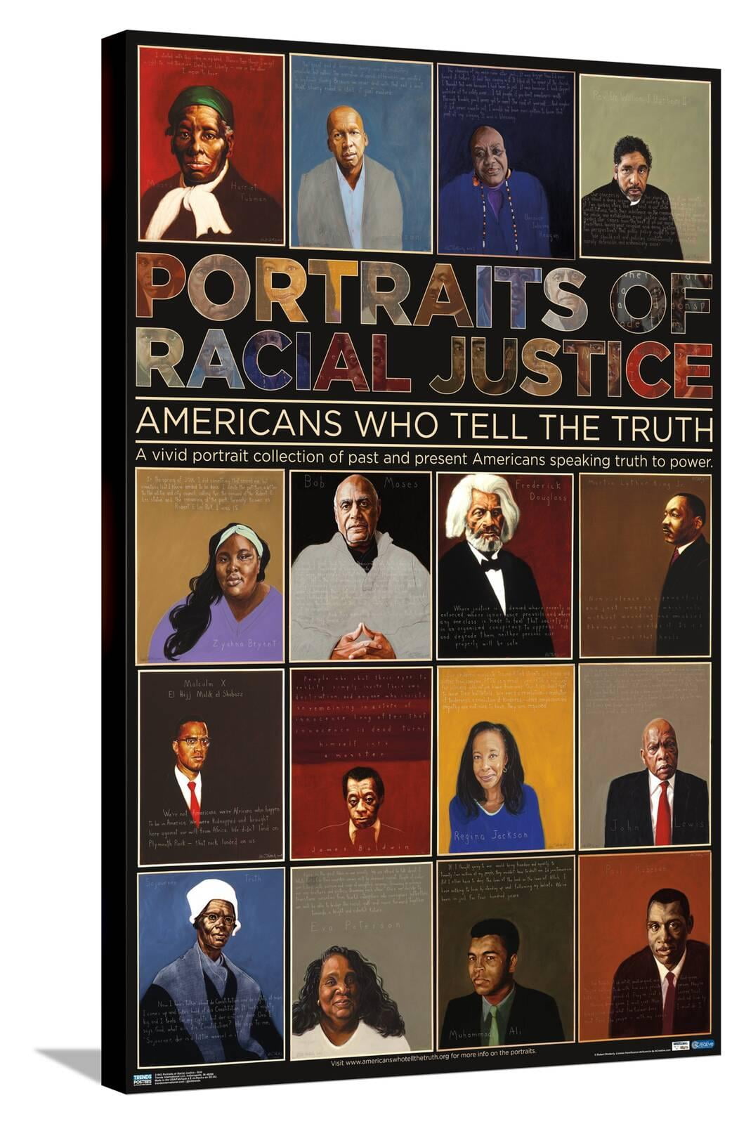 Portraits of Racial Justice - Americans Who Tell The Truth Canvas Wall ...