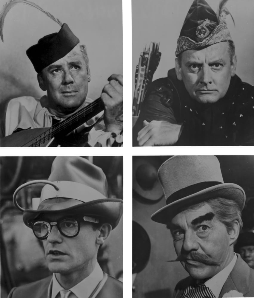 Portraits of characters from the Batman television series Photo Print ...