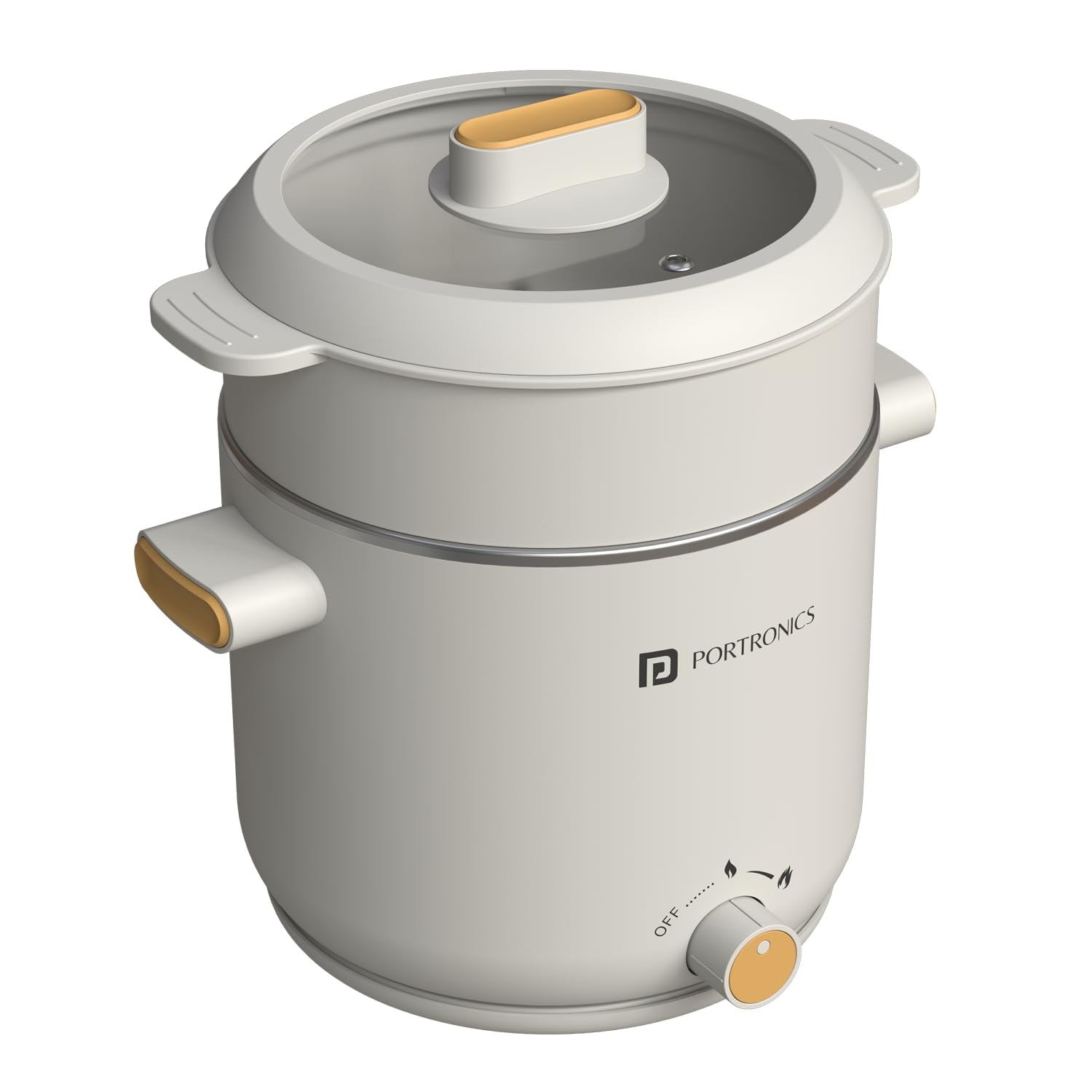 Portronics Anymeal Multifunctional 15L Electric Kettle With Steamer ...