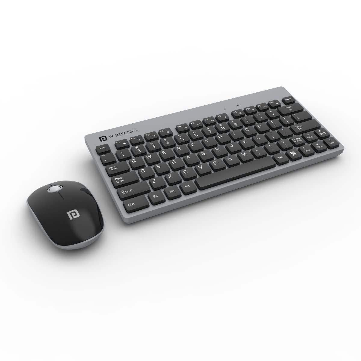 Portronics Key2 Combo Multimedia Usb Wireless Keyboard And Mouse Set With 2 4 Ghz Wireless