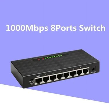 Dbit 8-Port 1000Mbps Gigabit Unmanaged Ethernet Switch Splitter Uplink ...