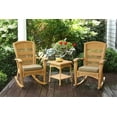 Tortuga Outdoor Portside 3Pc Plantation Rocking Set, Amber, Resin ...