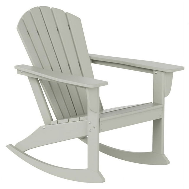 Portside Outdoor Poly Plastic Adirondack Rocking Chair - Walmart.com