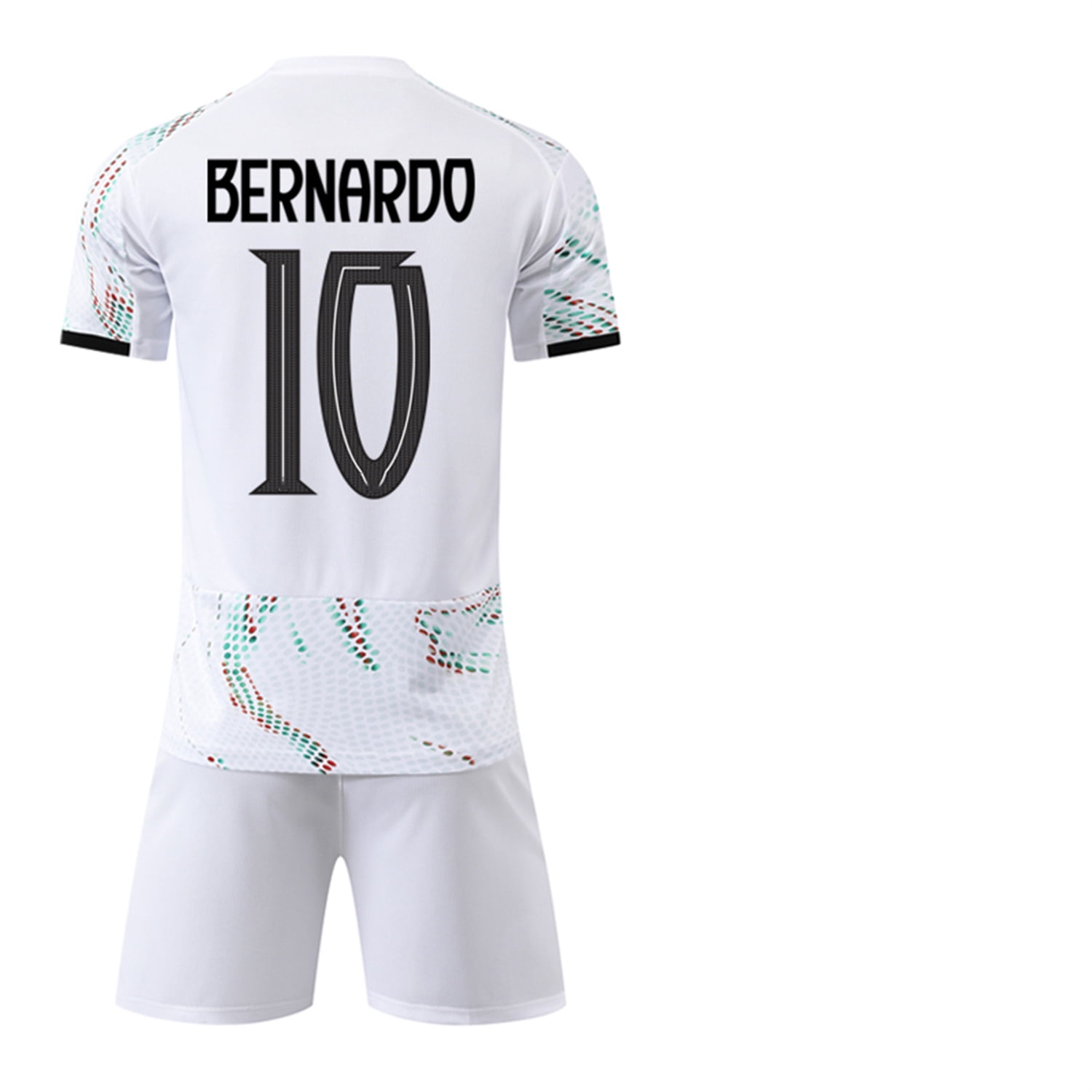 Portugal Away 2025 Soccer Shirt with Bernardo 10 Printing - Walmart.com