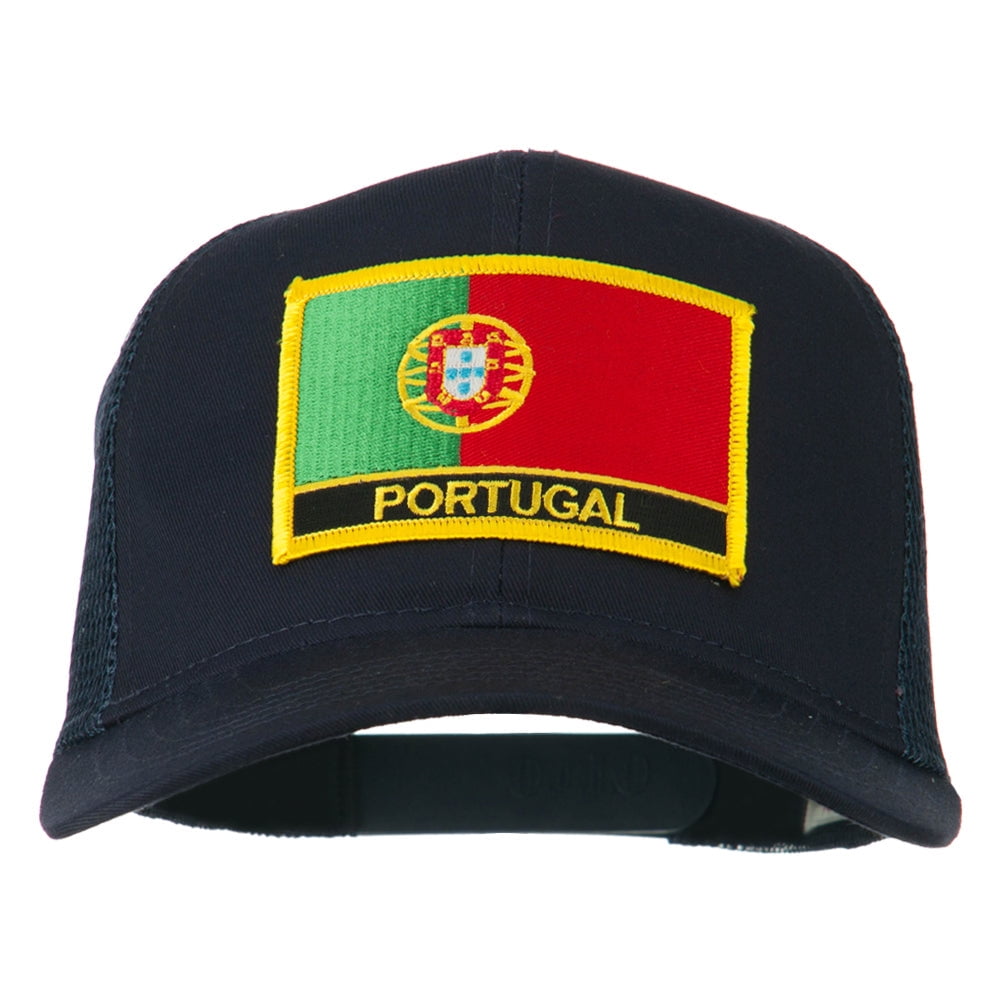 Portugal Country Patched Mesh Back Cap - Navy OSFM - Walmart.com