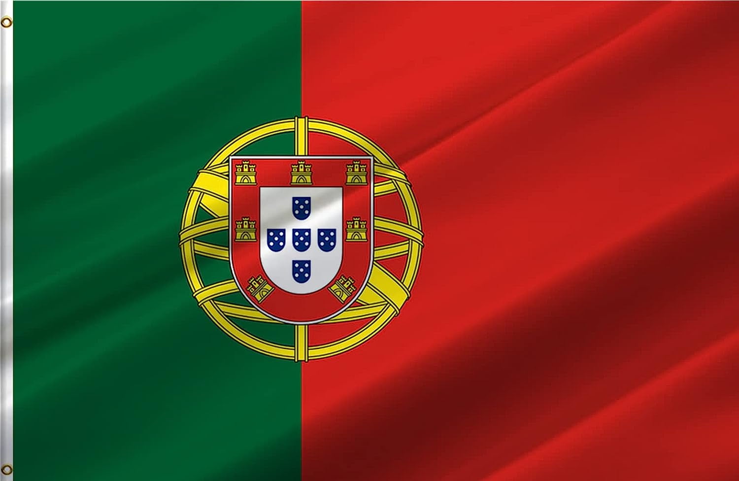 Portugal Flag 2X3 ft,Portuguese National Flags ,Sturdy Double Stitched ...