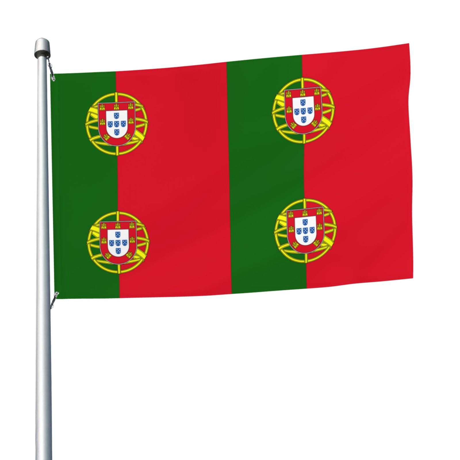 Portugal Flag Flag 5x8 Ft Print Vivid Color Outdoors Indoors Light ...