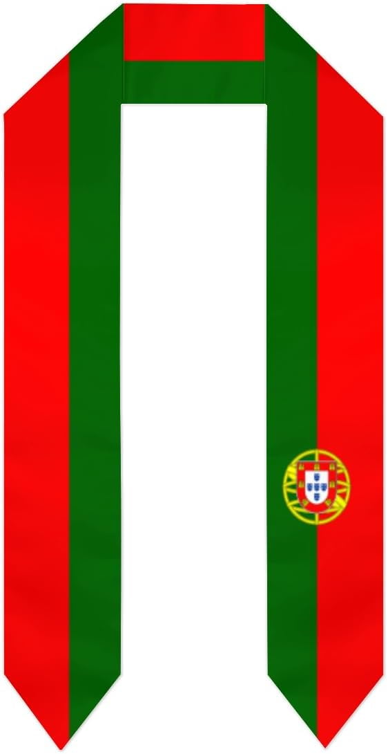 Portugal Flag Graduations Stole International Student Stole Pride ...