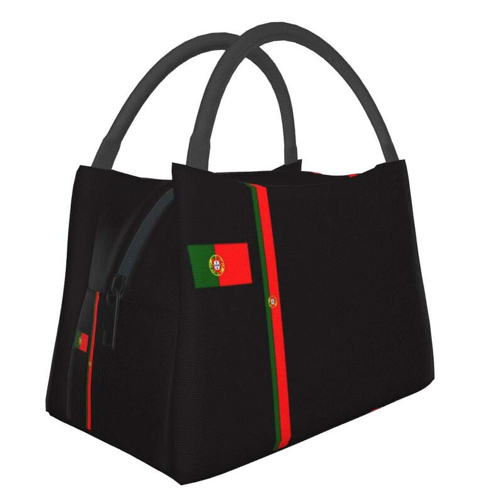 Portugal Flag Portable Lunch Boxes for Portuguese Pride Thermal Cooler ...