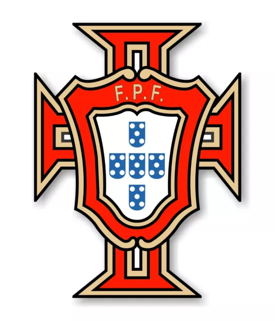 Portugal Fpf Federacion Portuguesa De Futbol Sticker Phone Decal Water ...