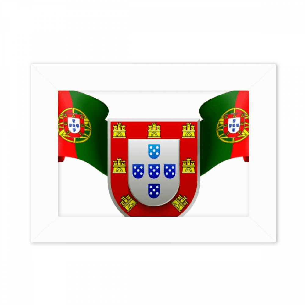 Portugal National Emblem Country Symbol Photo Mount Frame Picture Art ...