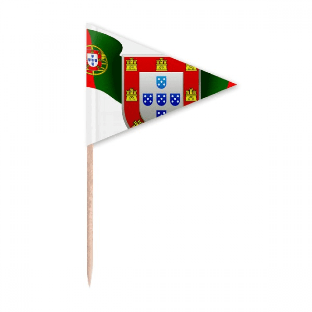 Portugal National Emblem Country Symbol Toothpick Triangle Cupcake ...