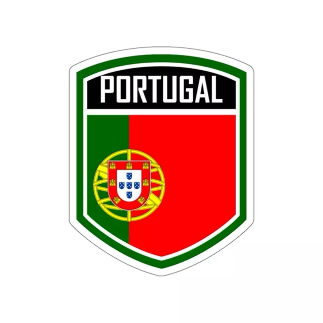 Portugal National Flag Shield Country Sticker Vinyl Decal Logo Design ...