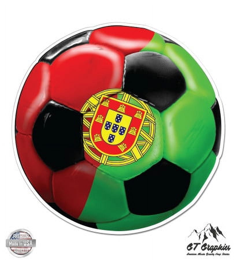 Portugal National Team Portugese Soccer Fan - 8" Vinyl Sticker - For ...