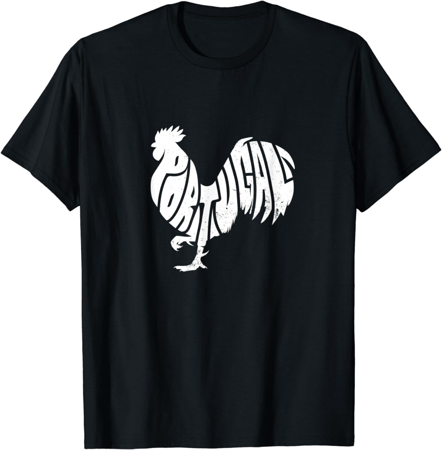 Portugal Rooster Word Art - Funny Animal T-Shirt - Walmart.com