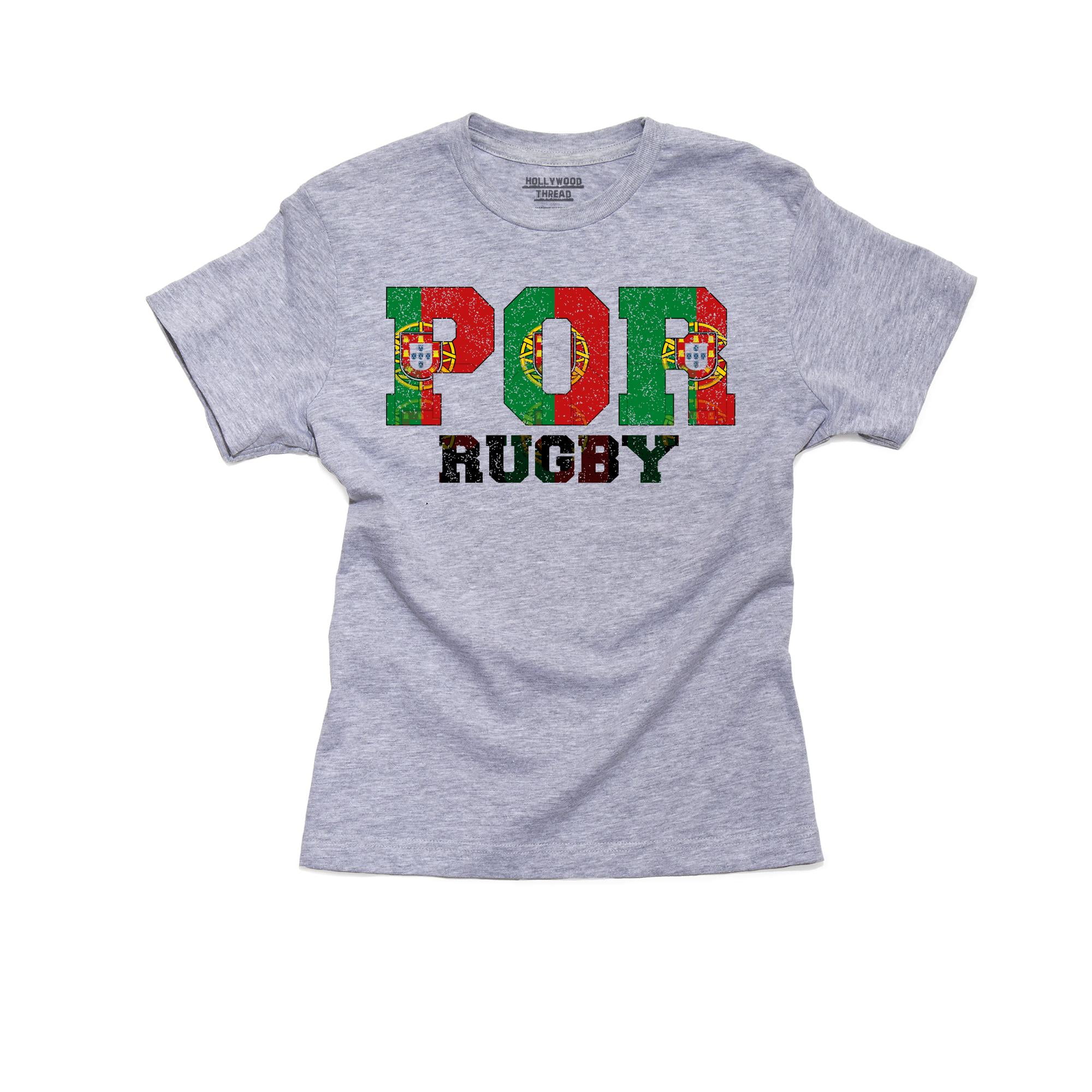 Portugal Rugby - Olympic Games - Rio - Flag Boy's Cotton Youth Grey T ...