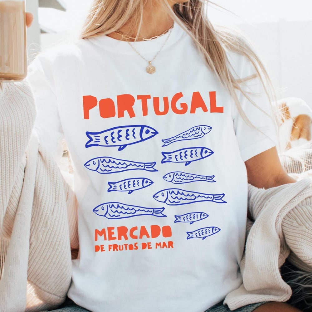 Portugal Sardines Shirt Tinned Fish Sardines Shirt Coastal ...