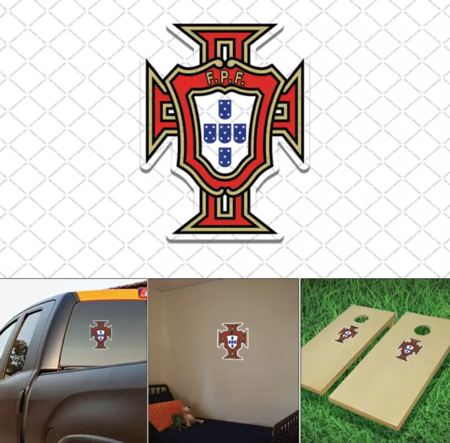 Portugal Soccer Sticker Decal Futbol Futebol National Team Truck Vinyl ...