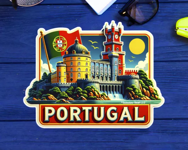 Portugal Sticker To Souvenir Decal Indoor Outdoor Sintra Lisbon Phone ...