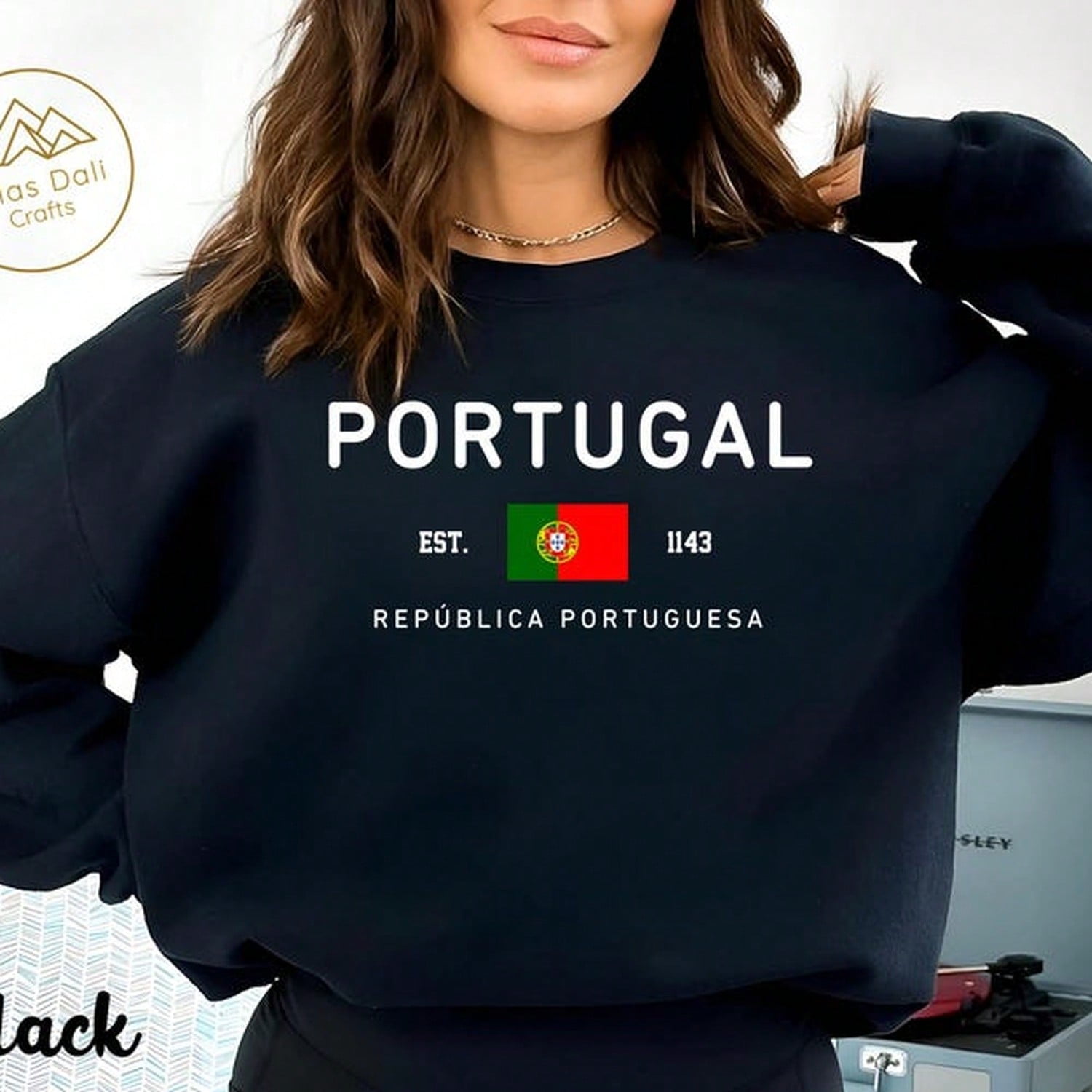 Portugal Sweahirt, Portuguese F11lag Crewneck, RepúbliC1A1 Portuguesa ...