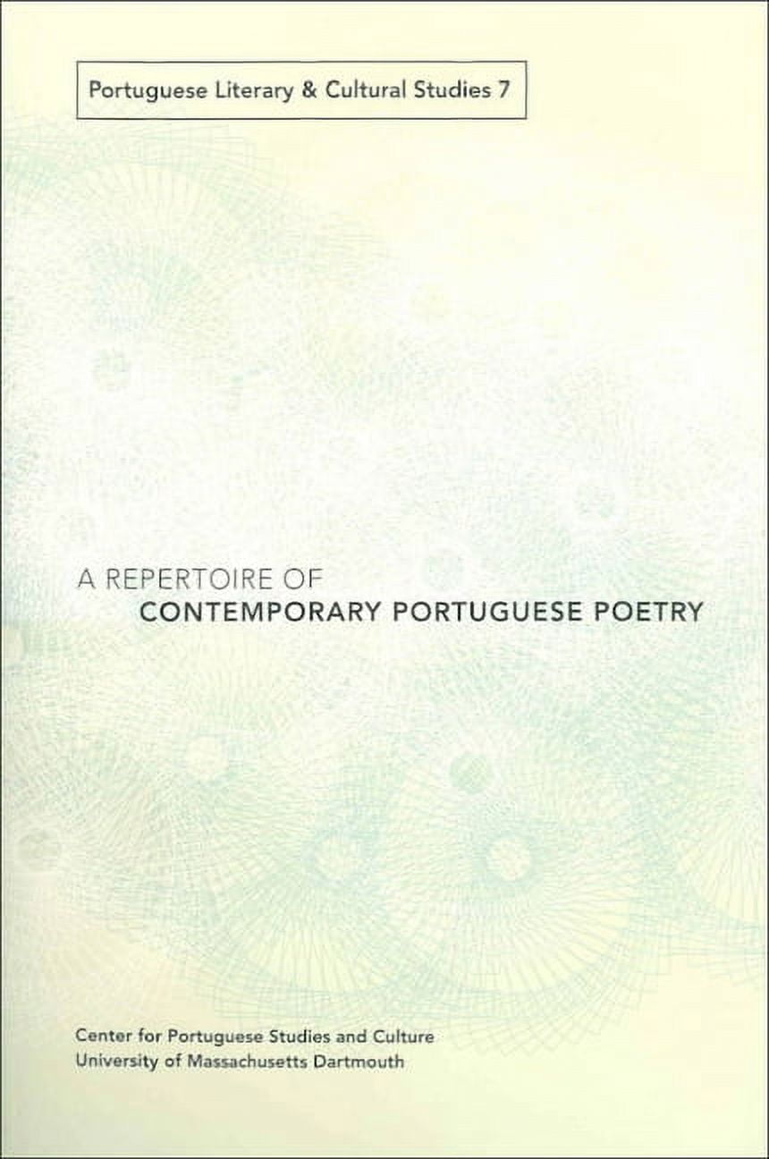 Portuguese Literary and Cultural Studies: A Repertoire of Contemporary ...