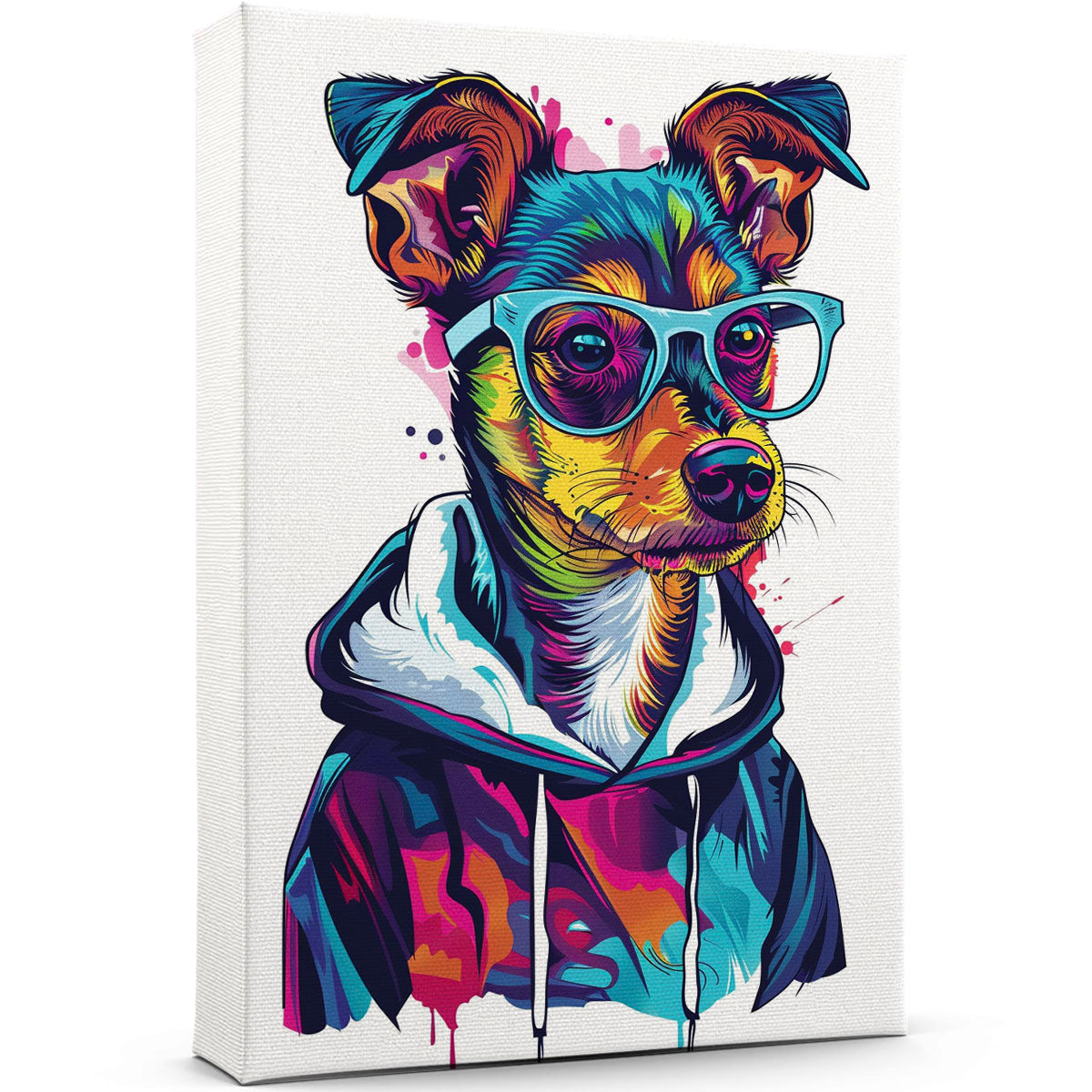 Portuguese Podengo Pequeno Dog Wall Art Cute Animal Decor for Kid's ...