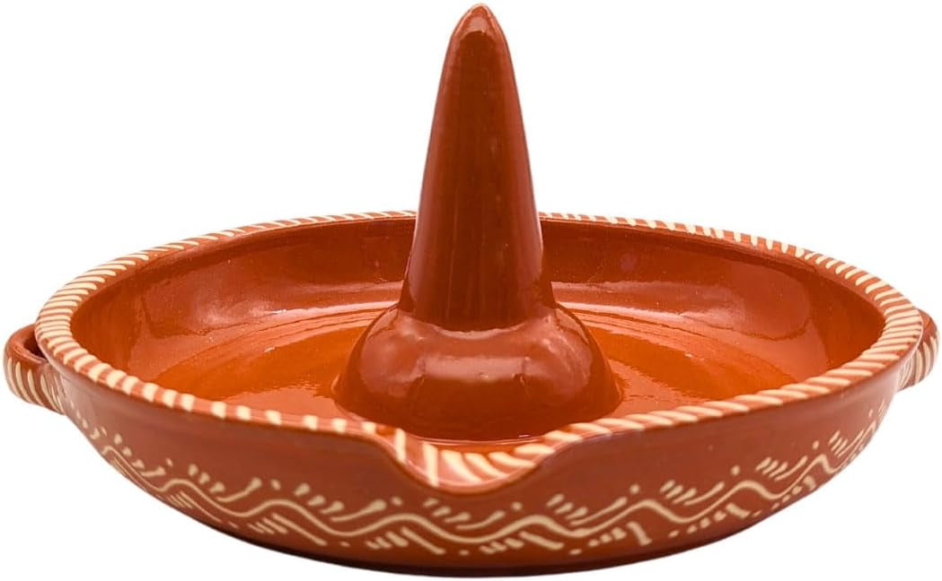 Portuguese Pottery Glazed Terracotta Clay Chicken Roaster - Walmart.com