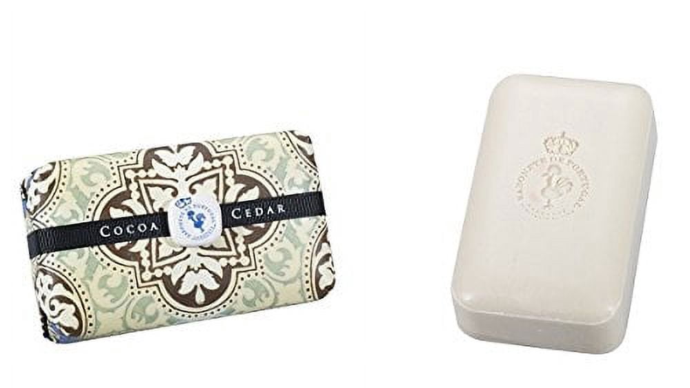 Portuguese Tile Collection Bar Soap - Cocoa Cedar 300 Gram / 10.6 Ounce ...