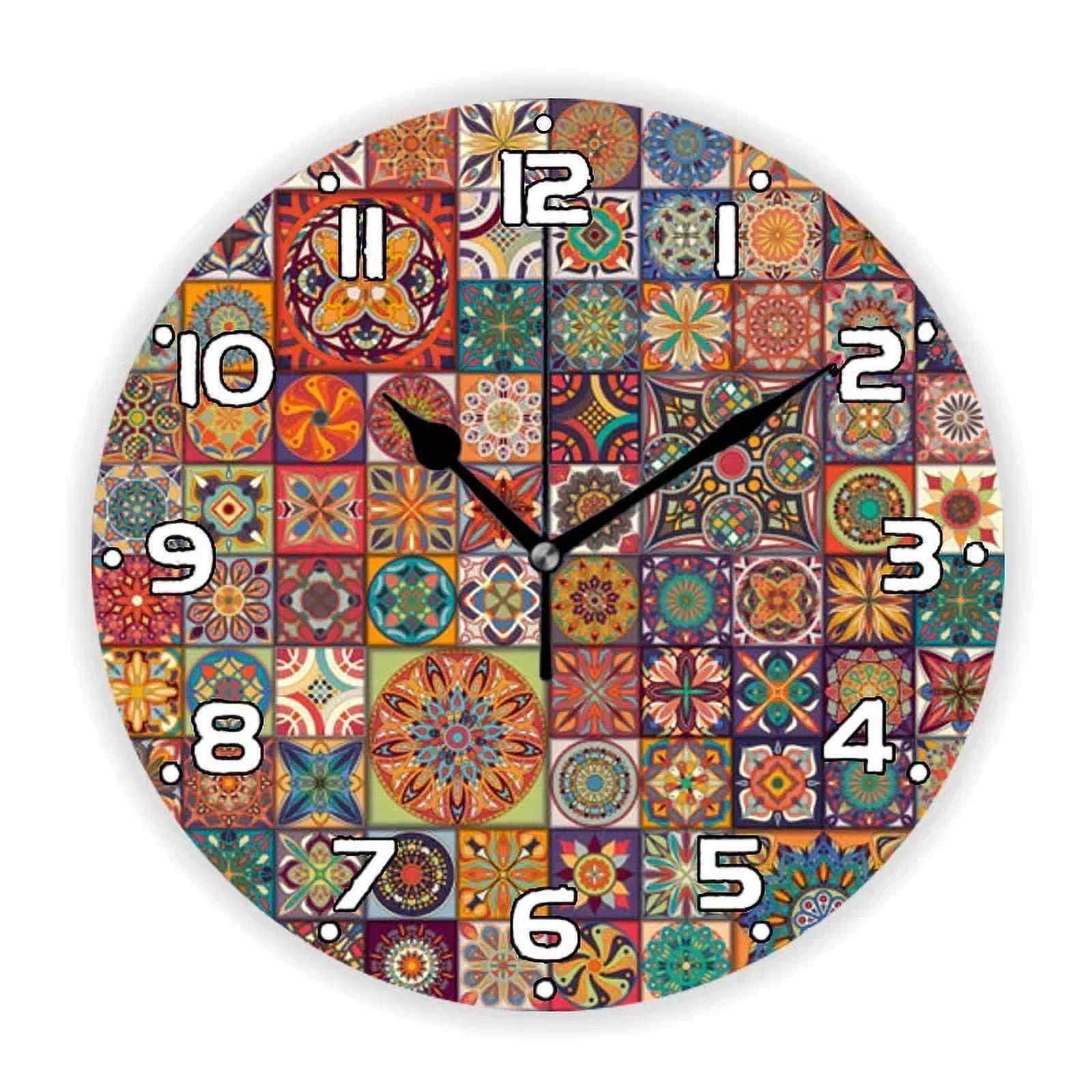 Portuguese Tiles Talavera Style Azulejo Moroccan Mandala Patchwork Wall ...