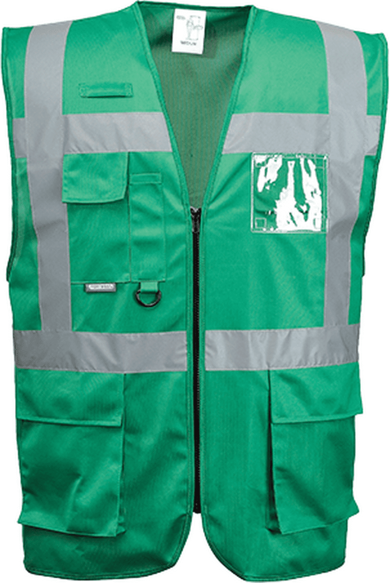 Portwest F476 Iona Vestport, High Visibility Work Vest with Pockets ...