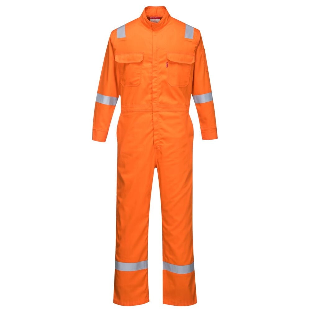 Portwest FR94 Men's FR Coverall, Lightweight Flame Resistant Bizflame ...