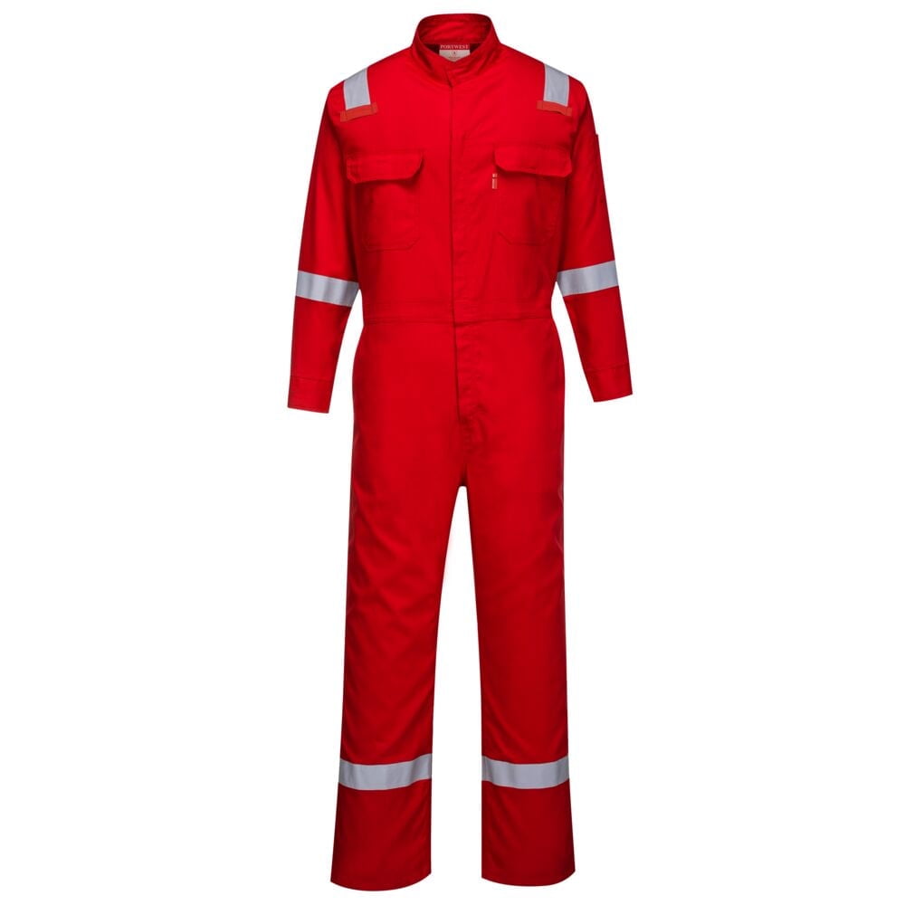 Portwest FR94 Men's FR Coverall, Lightweight Flame Resistant Bizflame ...