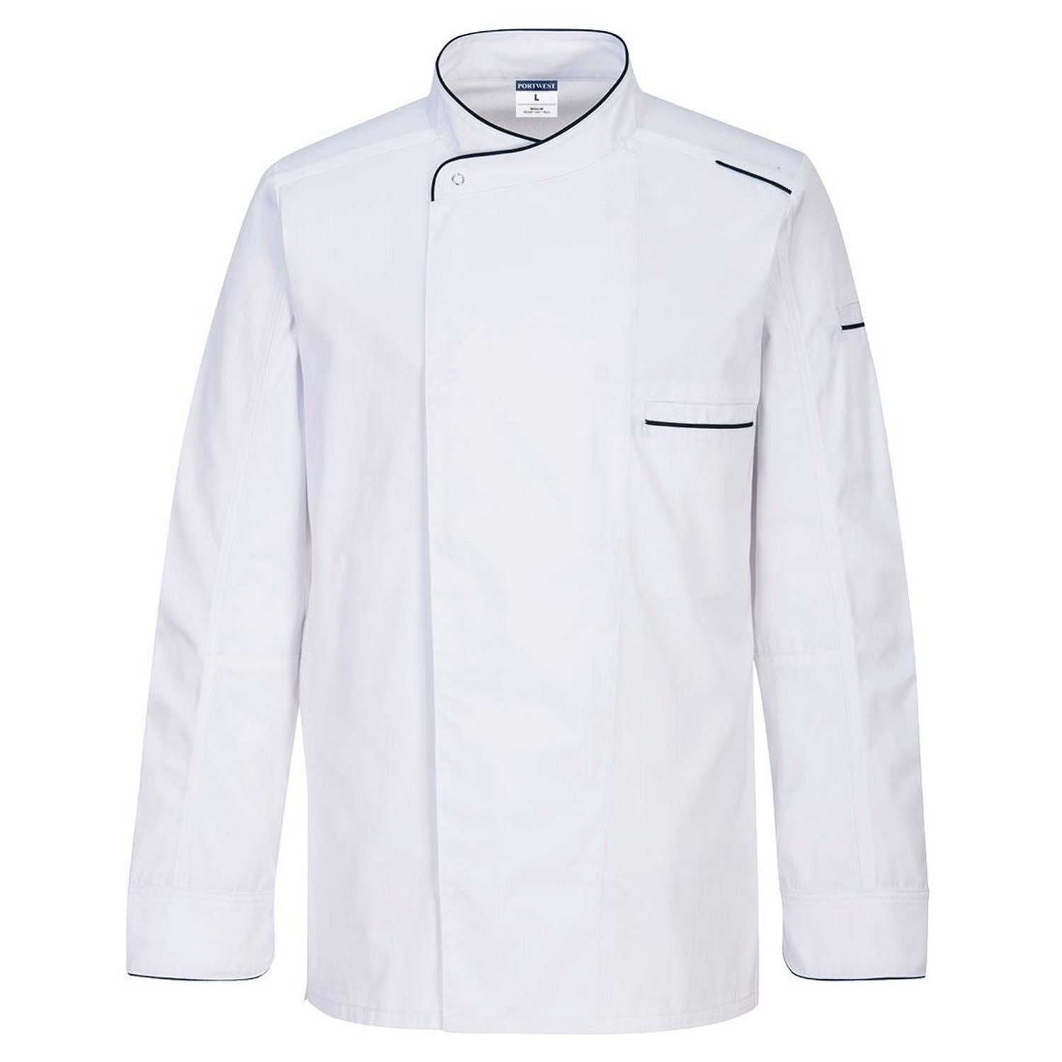 Portwest Mens Surrey Long-Sleeved Chef Jacket - Walmart.com