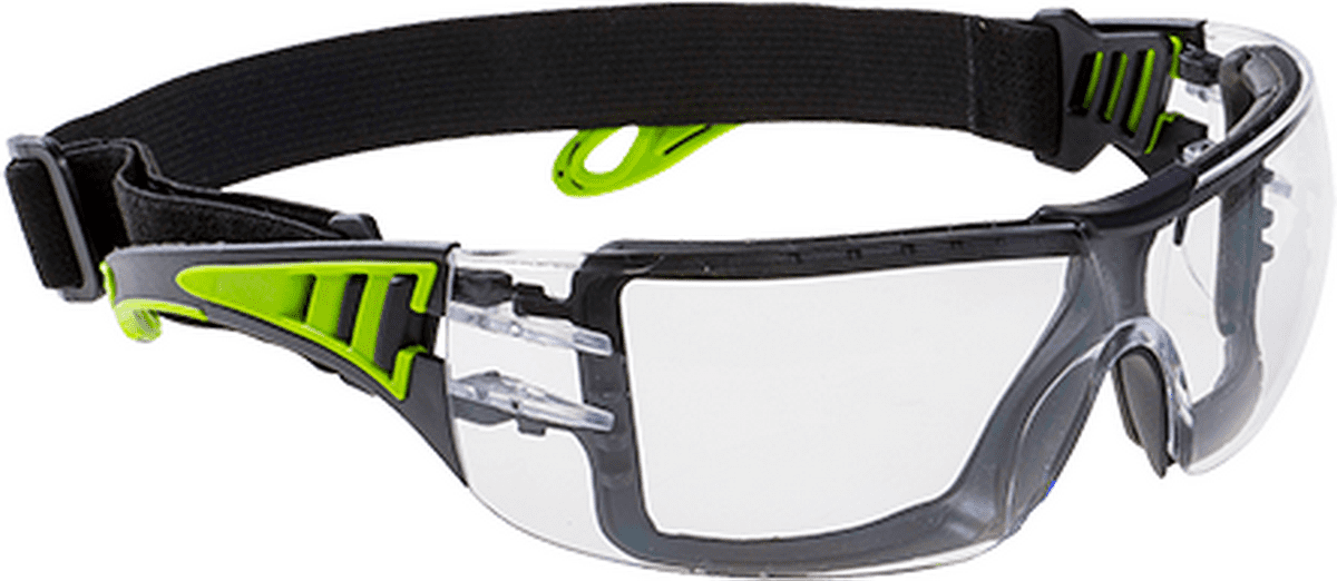 Portwest PS11 Tough Safety Tech Plus Glasses Clear - Walmart.com