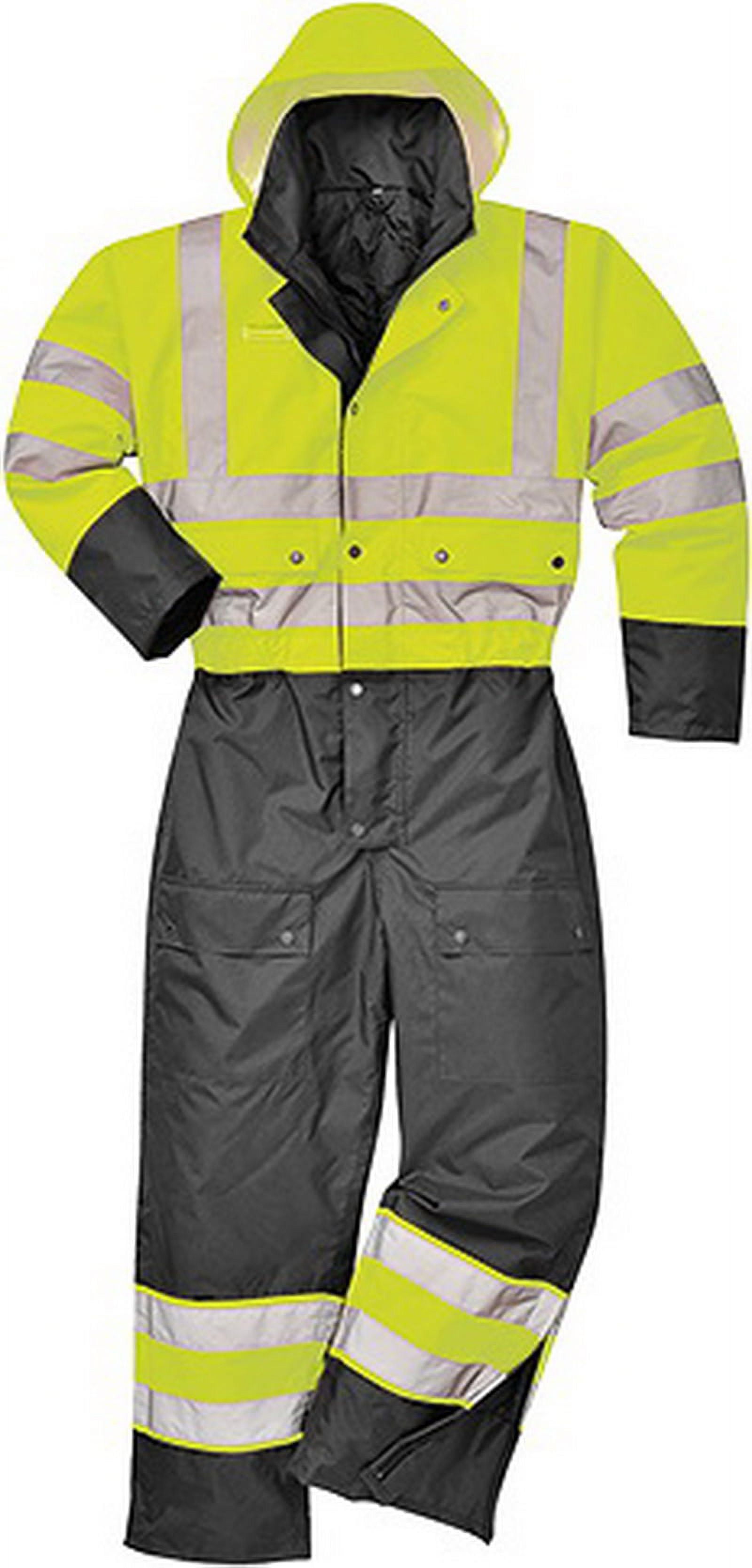Portwest S485 Hi-Vis Contrast Coverall Yellow/Black, 3X-Large - Walmart ...