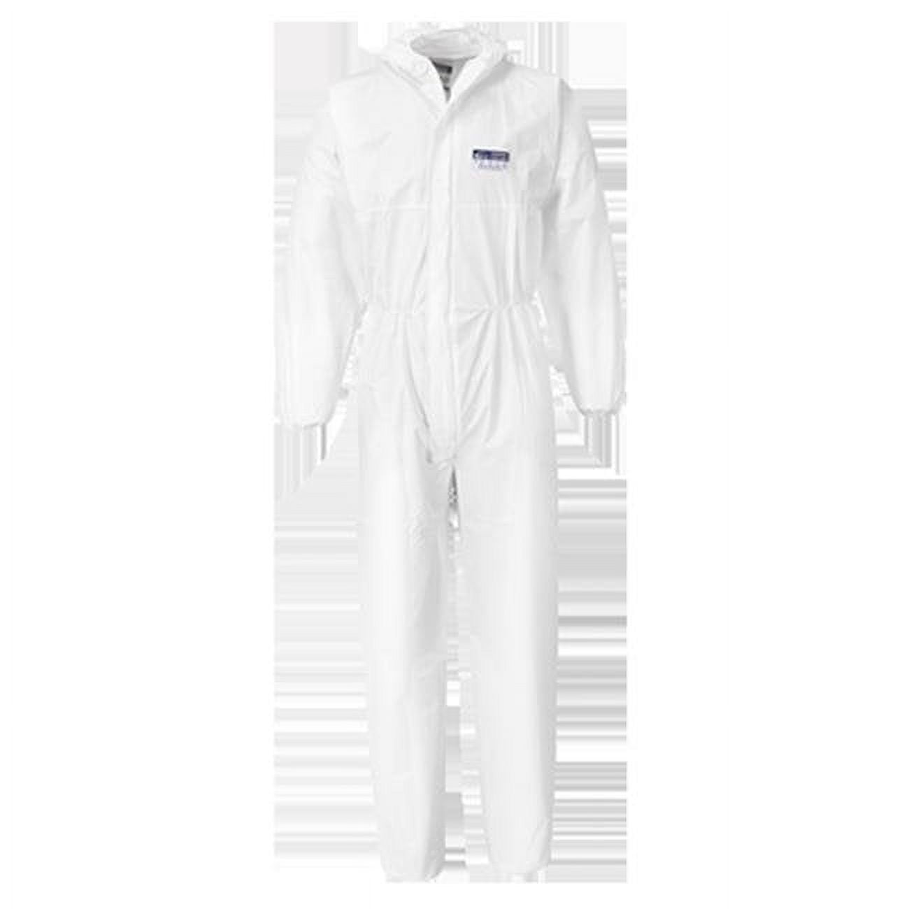 Portwest ST40 BizTex Microporous Protective Coverall Type 5/6 White, 3X ...