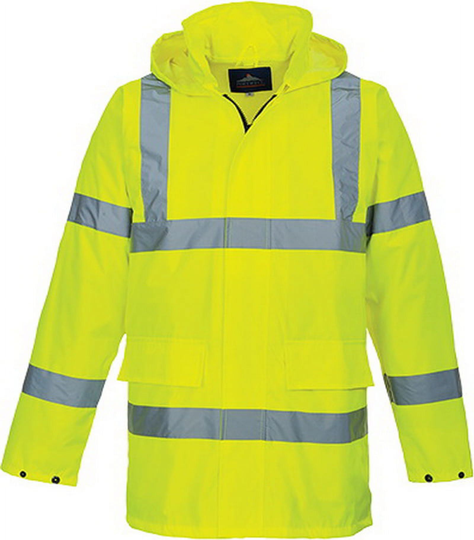 Portwest US160 Hi-Vis Lite Rain Safety Traffic Jacket Yellow, Medium ...