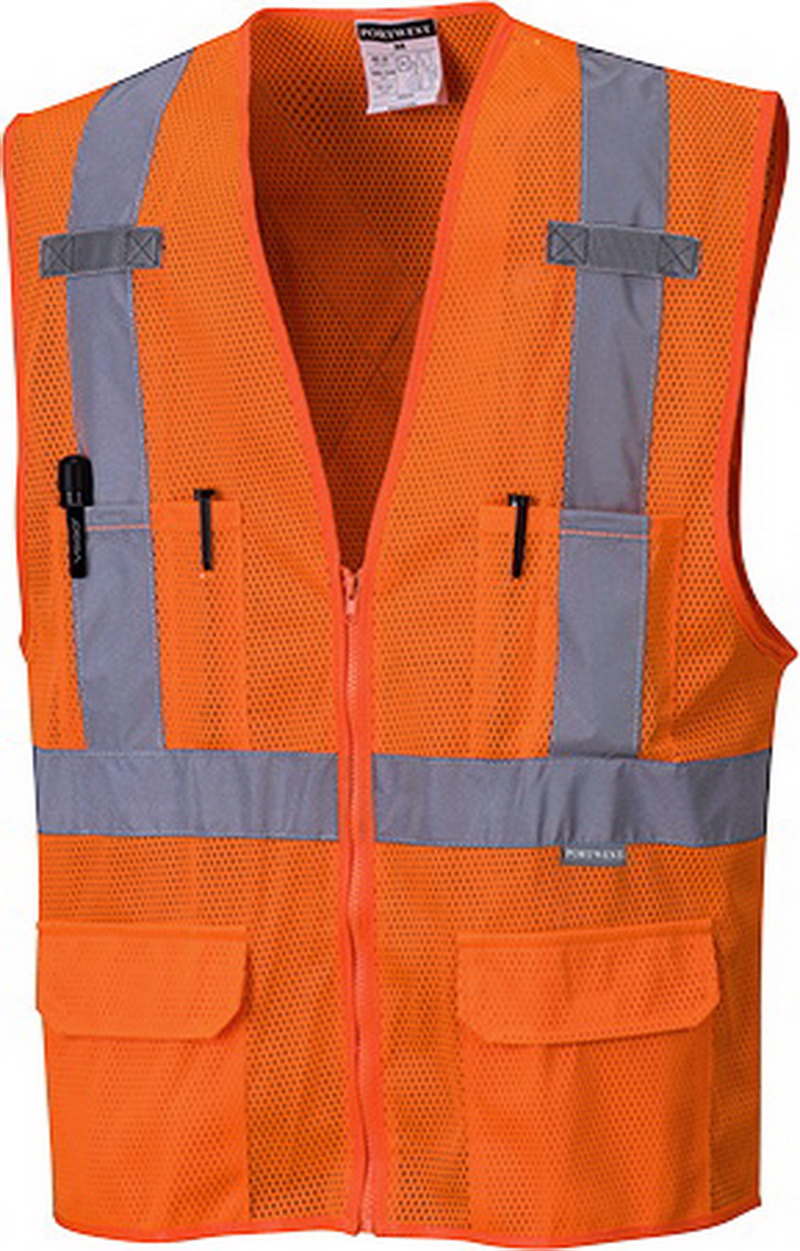 Kishigo - Premium Black Series Heavy Duty Vest - 1513-1514 - Orange - Size: XL - Walmart.com