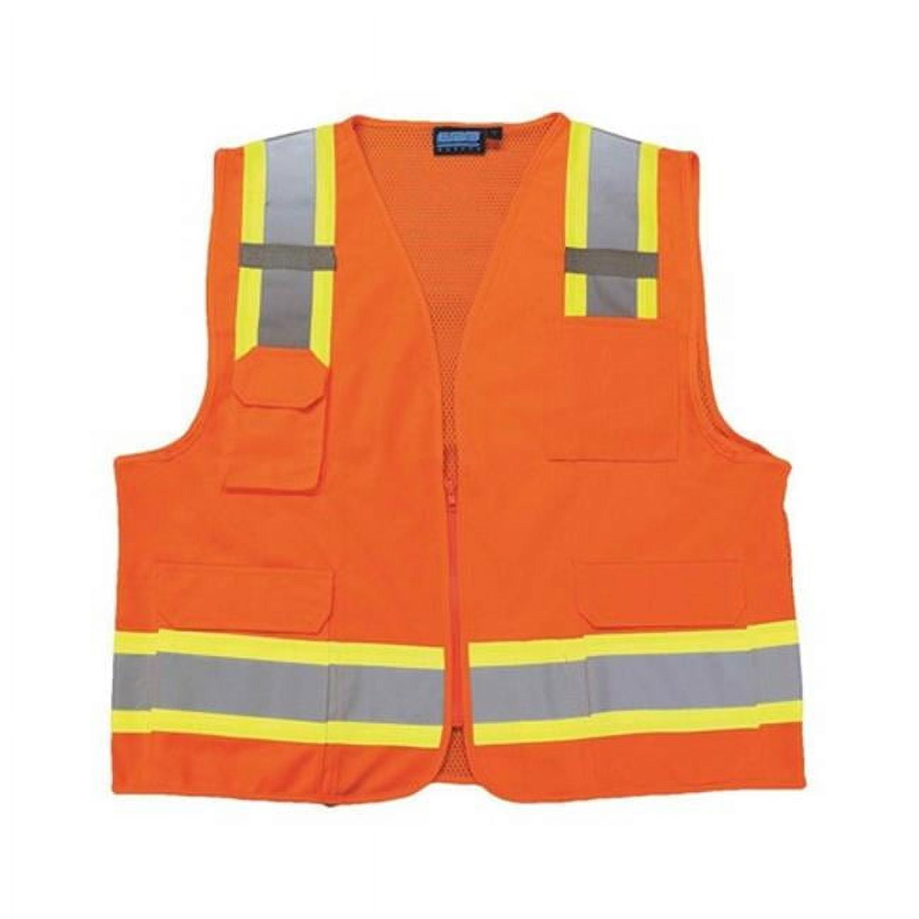 Portwest US380 Tampa Lightweight Mesh Safety Vest Orange, 4X-Large ...