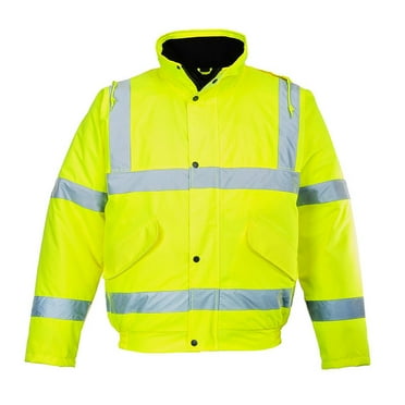 Portwest US363 Men's Waterproof Hi Vis Reflective Two-Tone Bomber ...