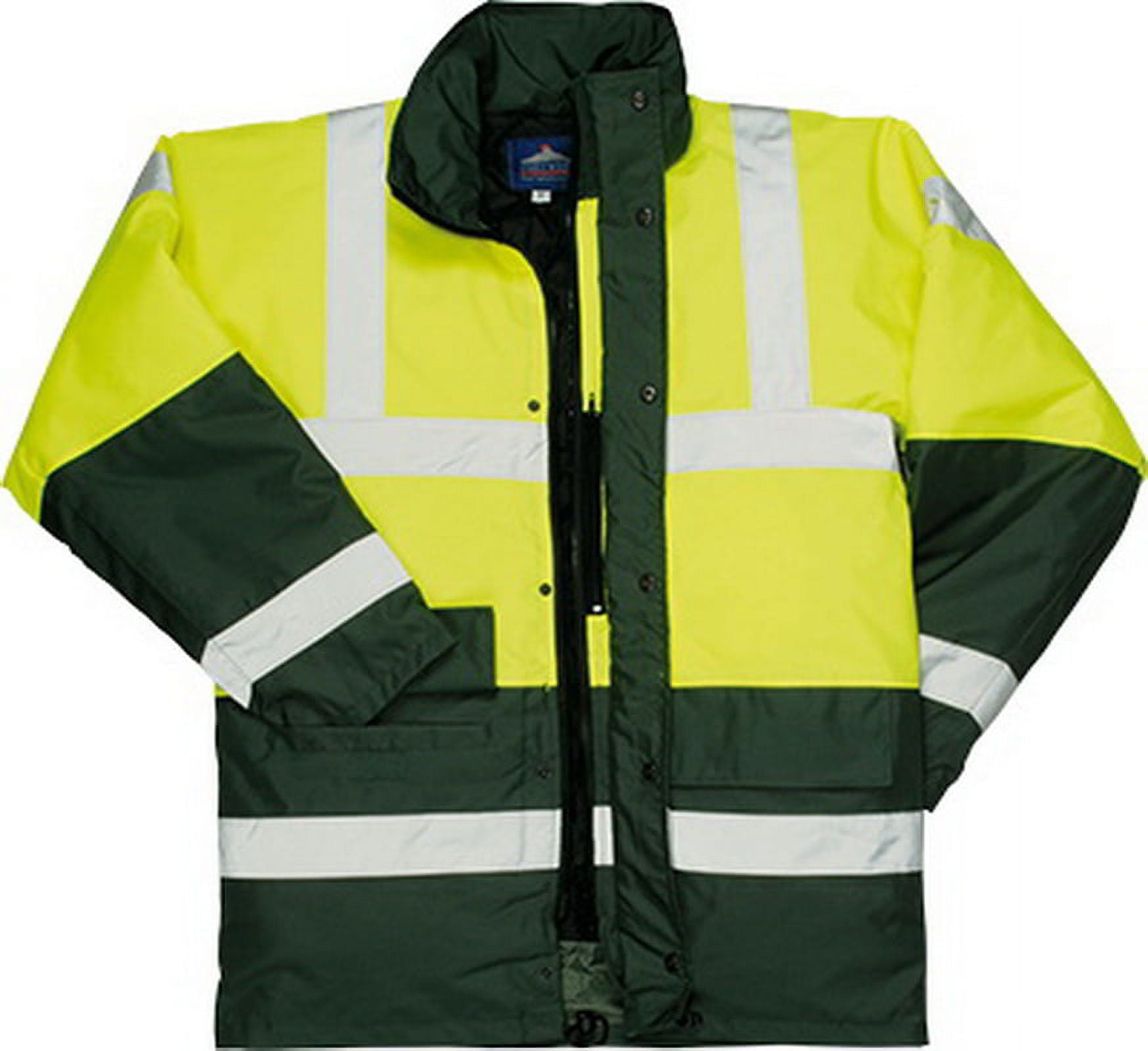 Portwest US466 Hi-Vis Contrast Traffic Jacket-yellow/green-XXL ...