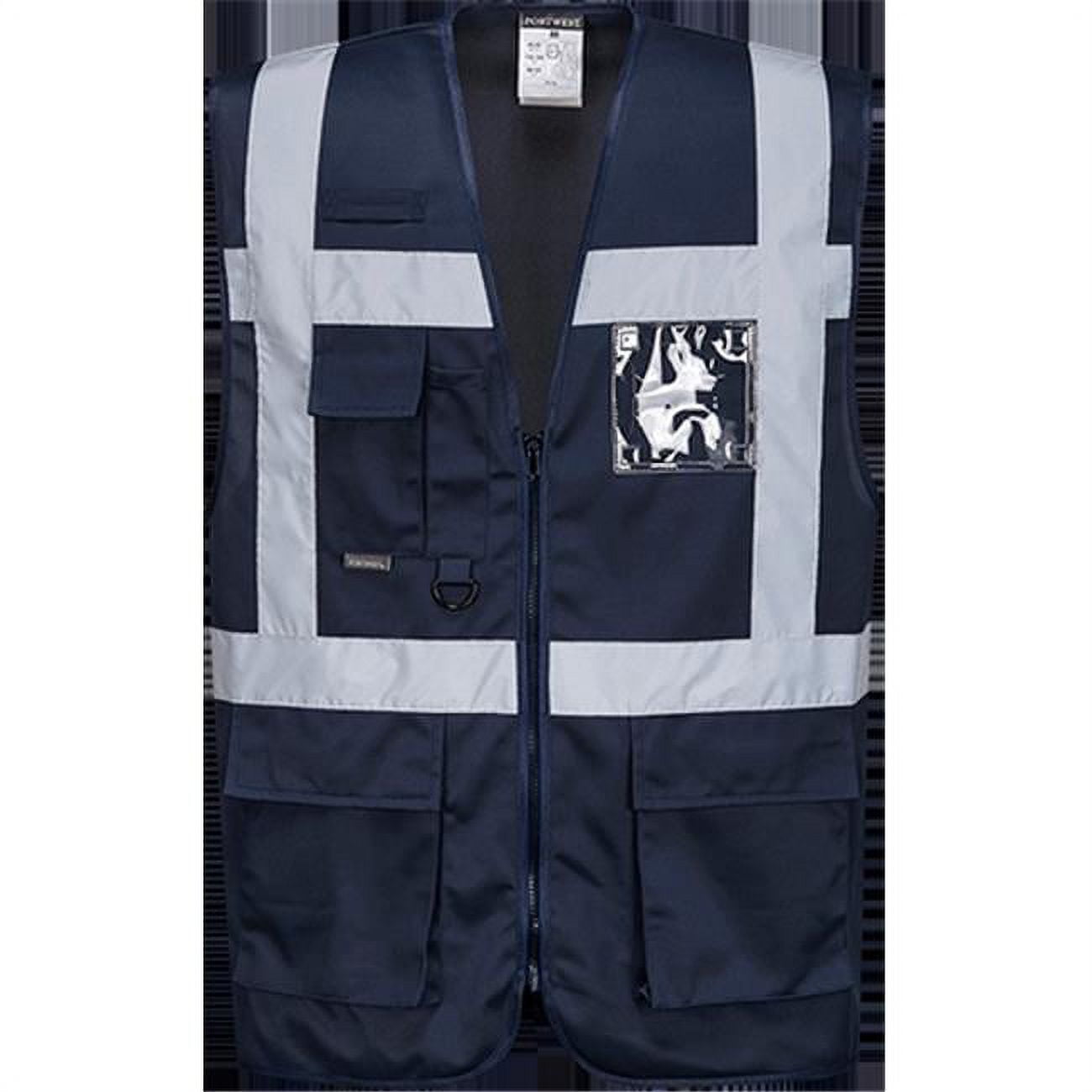 Portwest UF476 Iona Executive Safety Vest Navy, Small - Walmart.com