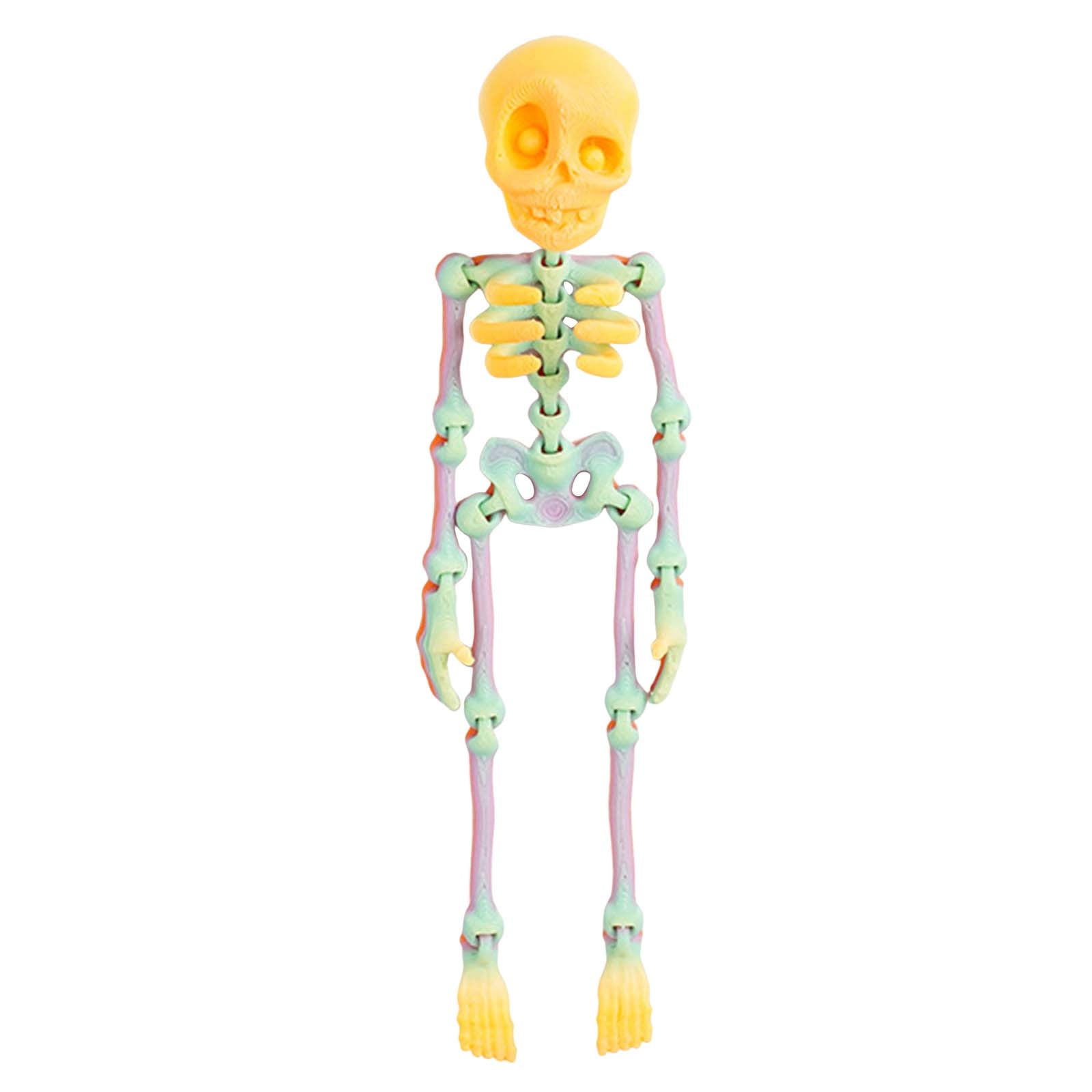Posable Skeleton Fridge Magnet 3D Printed Skeleton Fridge Magnets, Halloween Refrigerator Magnet ...