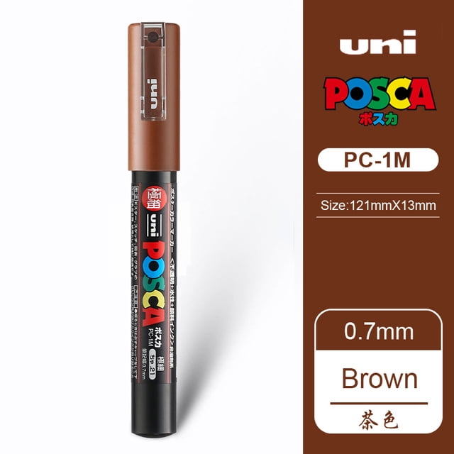 Posca 36 Colors PC-1M Paint Marker Extra Fine Point 0.7mm Acrylic Pen ...