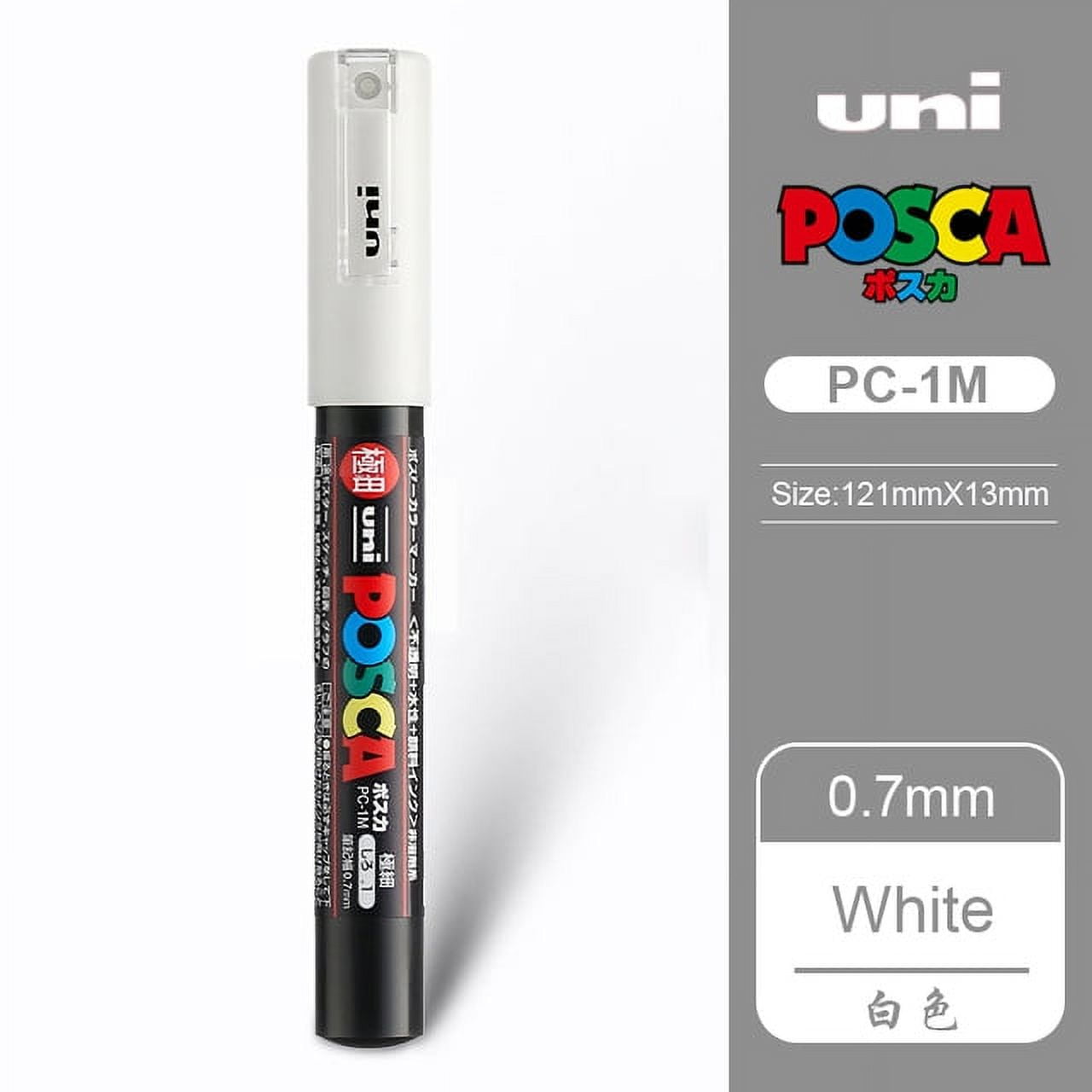 Posca Marker Pen Gold Silver Black White POP Poster Water-based ...